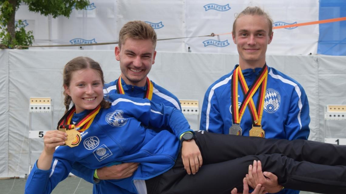 Goldenes Wochenende bei der Deutschen Meisterschaft im Target Sprint | Schützenverein Grüne Au ...